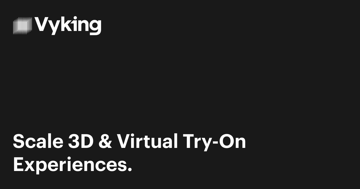 Vyking | Virtual Try-On & 3D solutions for shoes, watches and accessories